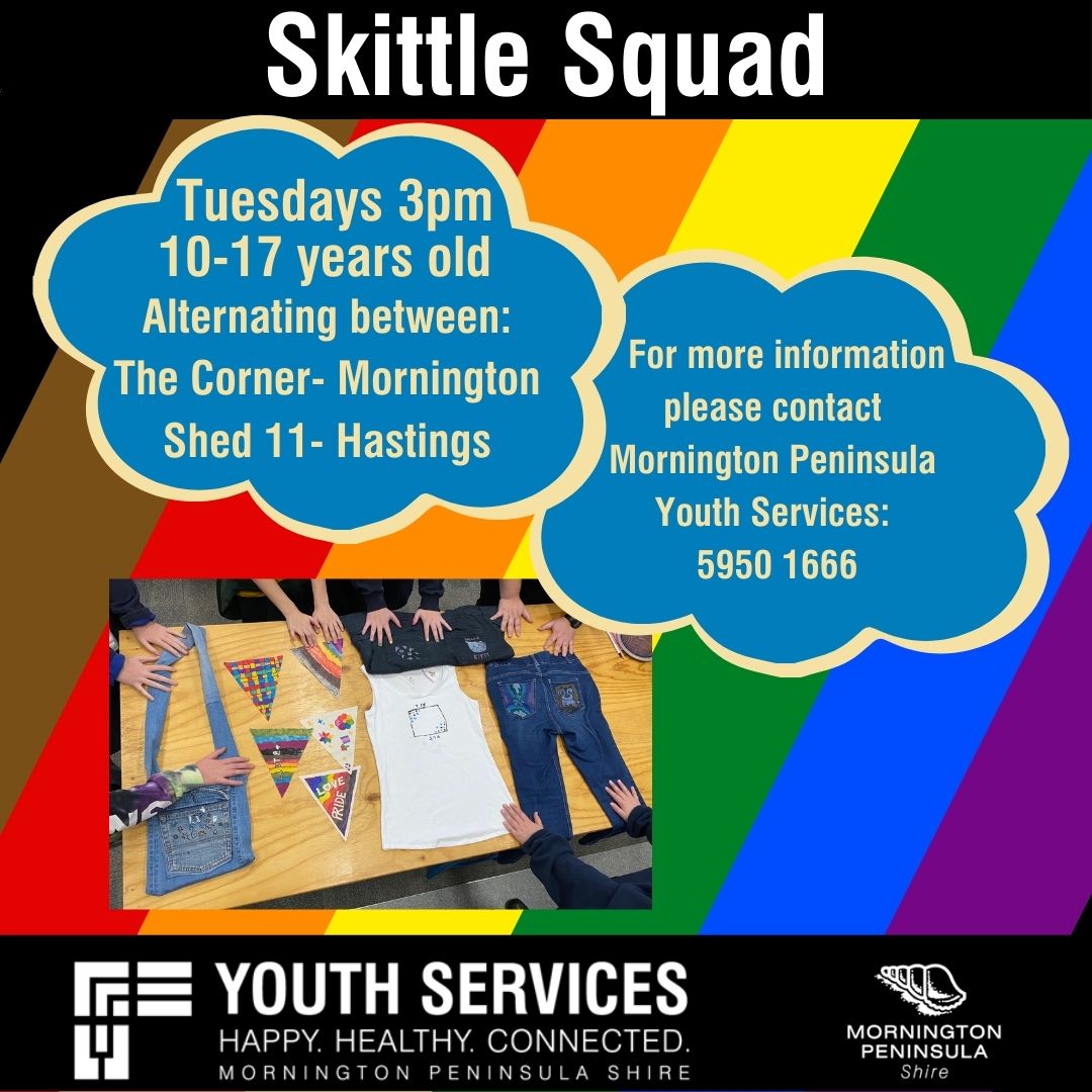Skittle Squad Mornington Peninsula Youth Services - Victorian Pride Centre