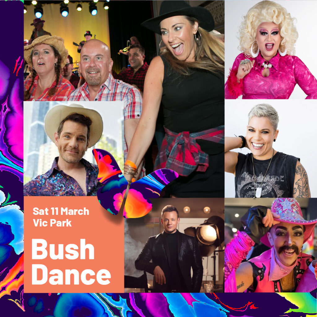 Bush Dance at ChillOut Festival 2023 - Victorian Pride Centre