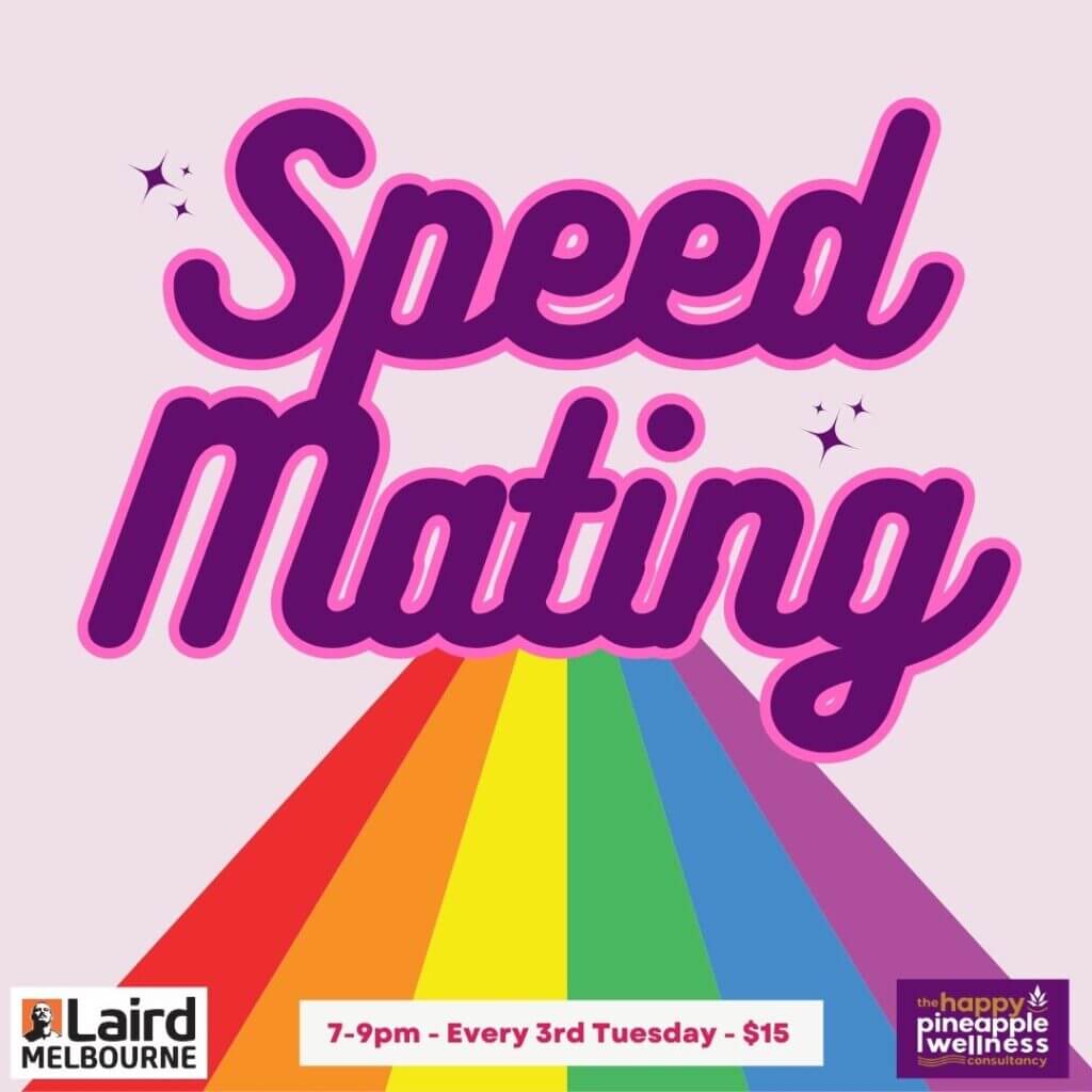 Speed Mating: The Laird Hotel - Victorian Pride Centre
