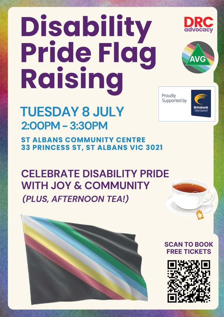 Disability Pride Flag Raising - First Ever in Victoria! - Victorian ...
